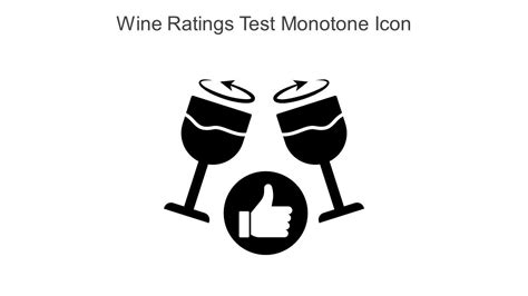 Wine Ratings Test Monotone Icon In Powerpoint Pptx Png And Editable Eps Format PPT Sample
