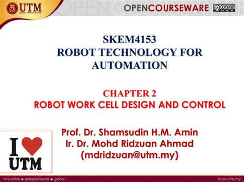 Robot Work Cell Layout Ppt
