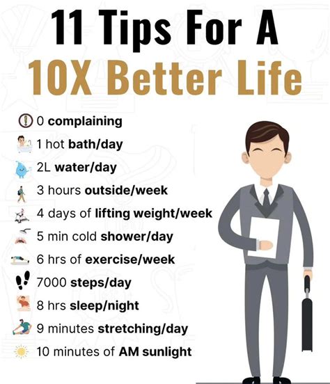 11 Tips For A 10x Better Life Self Improvement Tips Better Life