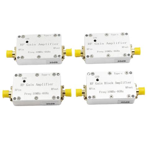 Lna 10mhz 6ghz High Flatness Receiver Amplifier 10db 20db 30db 40db Rf Drive For Drone Radio Fm