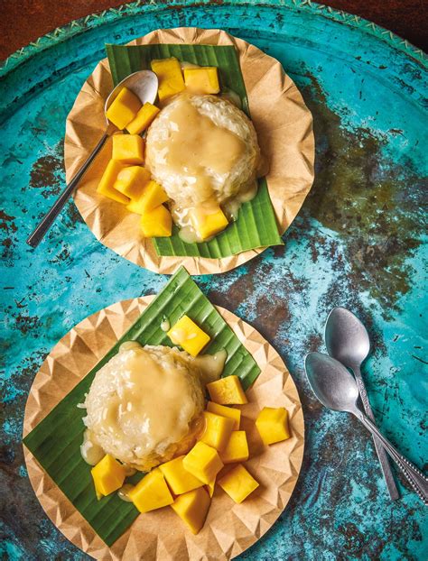 Classic Mango Sticky Rice In Coconut Milk House And Garden