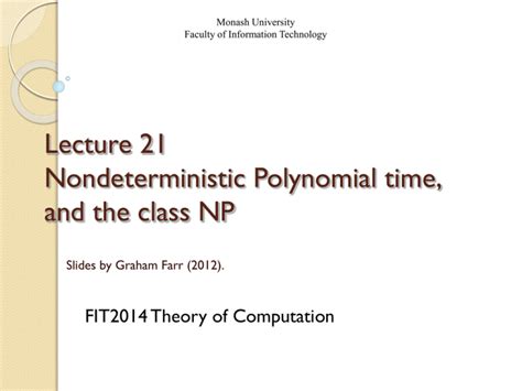 Polynomial Time And The Class P
