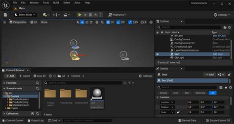 Product Configurator Template In Unreal Engine