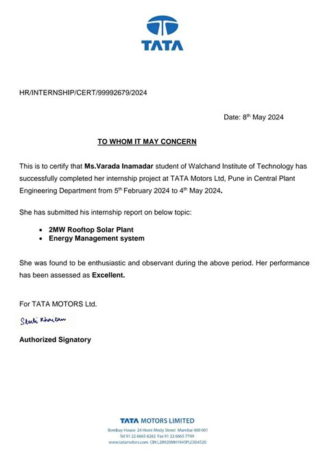 Varada Inamdar On Linkedin Internship Renewableenergy