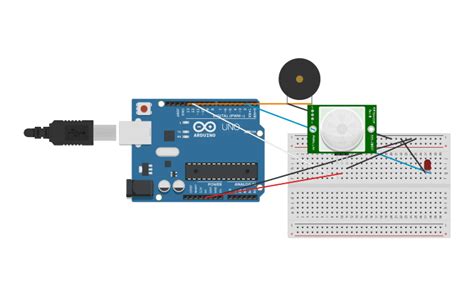 Circuit Design Pir Motion Sensor Tinkercad