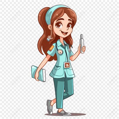 등록 간호사 벡터만화클립 아트상표 Png 일러스트 무료 다운로드 Lovepik