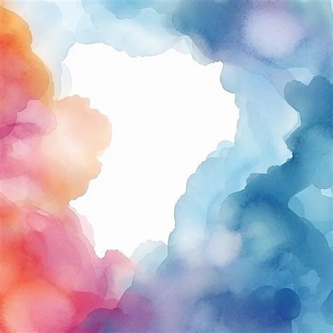 Premium Ai Image The Water Colour Gradient