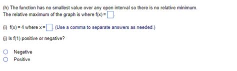 Solved Use The Graph Of F To Determine Each Of The Following Chegg