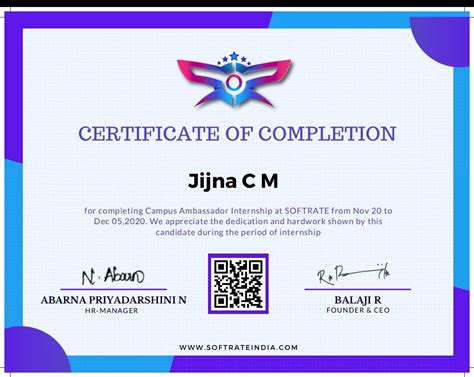 Jijna C On Linkedin Softrate Campusambassador Internship Opportunity