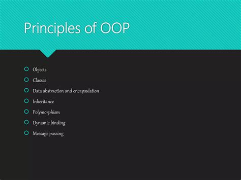 Principles Of Oop PPTX Programming Languages Computing