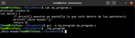 Cómo Escribir Compilar Y Ejecutar Un Programa En C En Linux