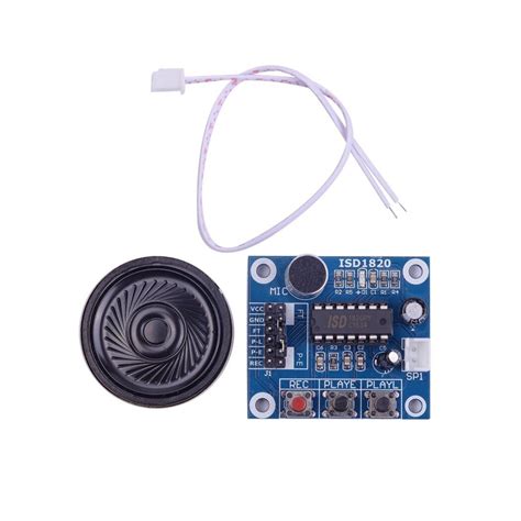Isd1820 Audio Module Isd1820 Voice Recording Module With On Board Mic