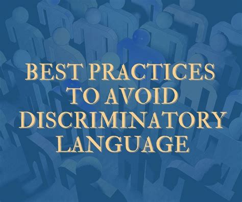 5 Best Practices To Avoid Discriminatory Language Ongig Blog