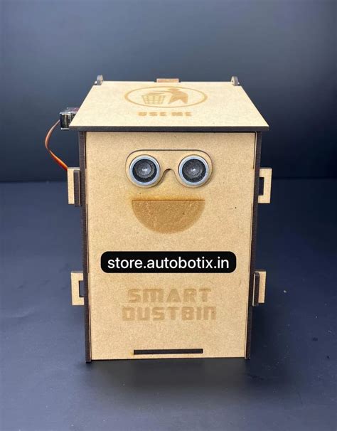 Autobotix Smart Dustbin Readytouse Diy Complete Kit With Ultrasonic