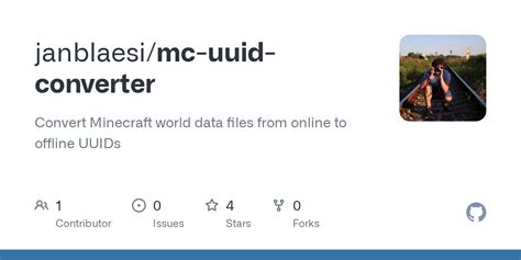 Github Janblaesi Mc Uuid Converter Convert Minecraft World Data Files From Online To Offline