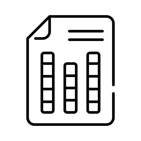 Graphical Representation Of A Business Report Modern Vector Of Data