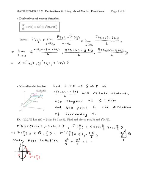 math 2321 multivar calc iii 10 2 annotated math 10 derivatives