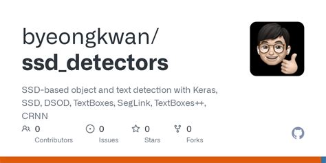GitHub Byeongkwan Ssd Detectors SSD Based Object And Text Detection With Keras SSD DSOD