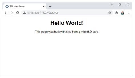 File Hosting Server Web Esp32 Dari Kartu Microsd