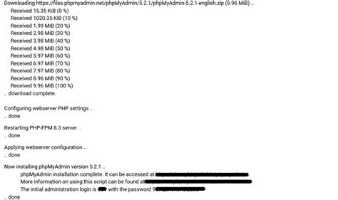 Phpmyadmin 521 Not Installing On Php 83 Script Error Ok On Php 8