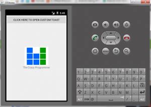 Android Custom Toast Example