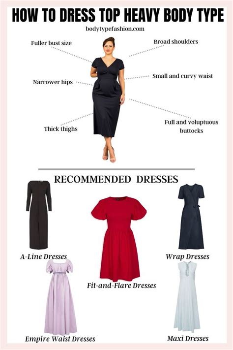 How To Dress Top Heavy Body Type Dress For Heavy Bust Outfit For