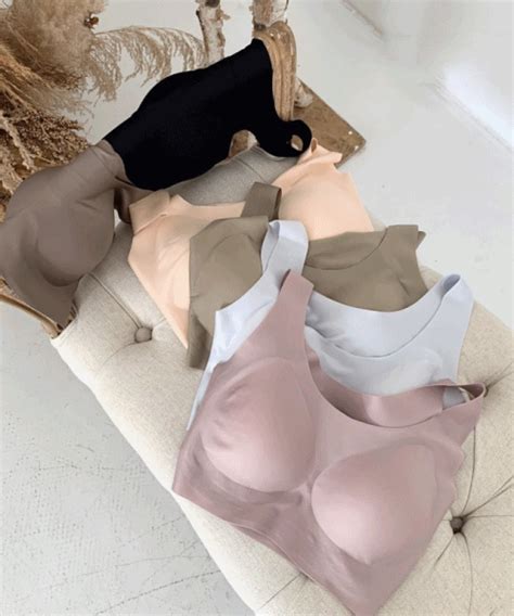 로맨시스 심리스 무봉제 모던 브라탑 노와이어 브라렛 노후크 무봉제 퓨징 들뜸없는 안뜨는 편한 밀착 브라 노라인 속옷 빅사이즈 새가슴 C컵 D컵 임산부 속옷 등살 부유방 커버