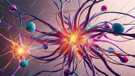 An Artistic Representation Of A Neural Links Network The Design Should Showcase Interconnected