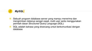 Cara Membuat Koneksi PHP Dan Database MySQL PPTX