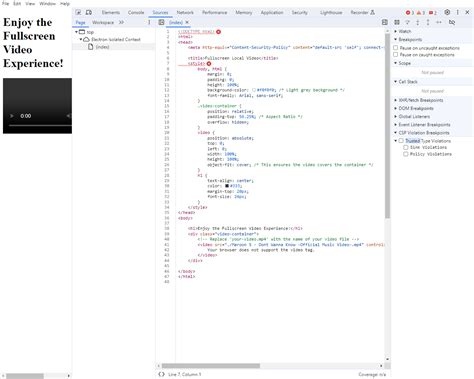 viacheslav eremin electron video player with cashing and csp policy
