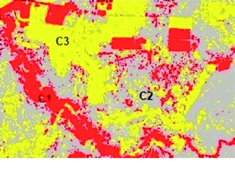 Digital Classification Of Land Cover C1 Class 1 Coverage Greater