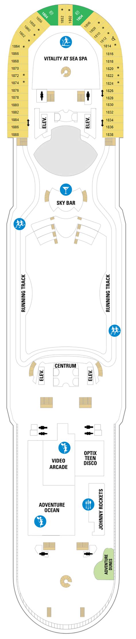 Deck Plans Adventure Of The Seas Planet Cruise