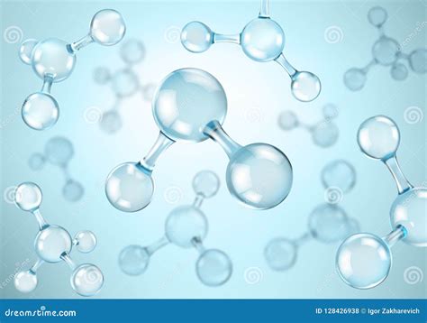 Abstract Molecules Design Atoms Stock Illustration Illustration Of Flyer Brochure 128426938