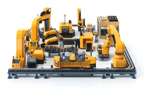 An Intricate Ai Generated Model Of A Modern Factory This Design