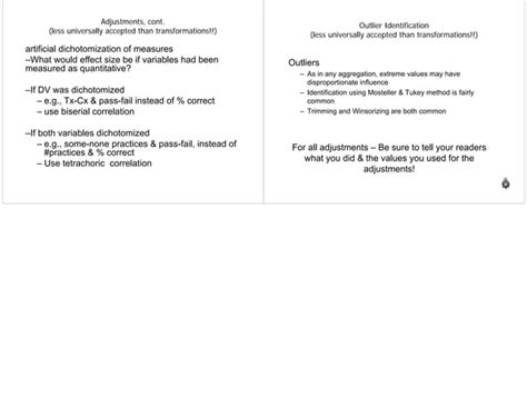 Effect Sizes Es For Meta Analysespdf