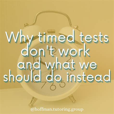 Why Timed Math Tests Dont Work And What We Should Do Instead