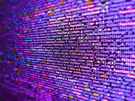 Shallow Depth Of Field Effect Developer Working On Program Codes In