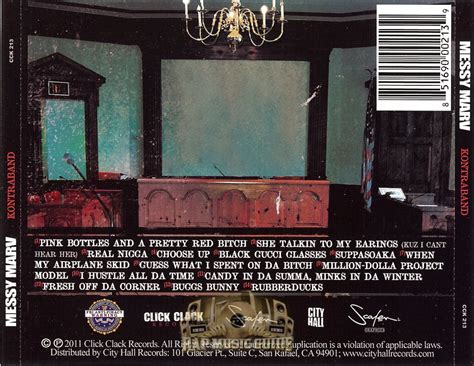 Messy Marv Kontraband Cd Rap Music Guide