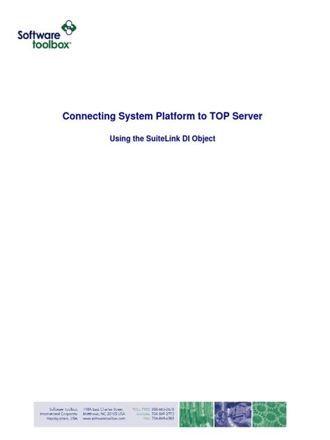 suitelink systemplatform topserver pdf server computing databases