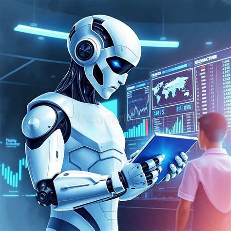 Ai Powered Robots In Cyber Operations Stock Illustration Illustration Of Digital Cyber 358854407