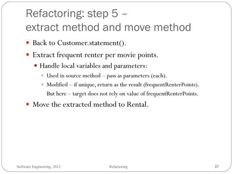 Ppt Software Engineering Refactoring Powerpoint Presentation Free Download Id2096461