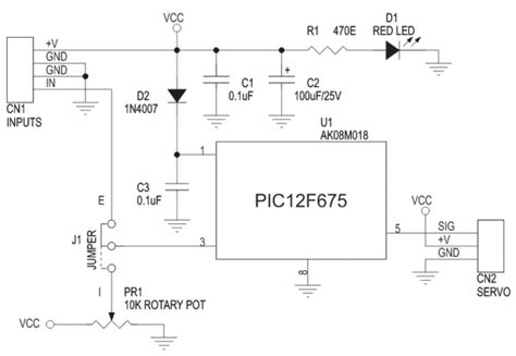 Controlling RC Servos With Precision V Driver Circuit