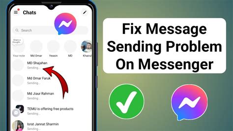 How To Fix Message Sending Problem On Messenger 2024 Messenger