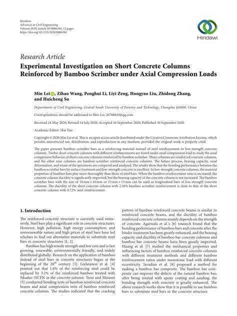 Pdf Experimental Investigation On Short Concrete Columns Reinforced