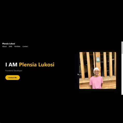 Plensia Lukosi On Linkedin Webdevelopment Frontenddeveloper Portfolio Oasisbyte