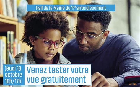 Journée Mondiale De La Vue à La Mairie Du 17e Mairie Du 17ᵉ