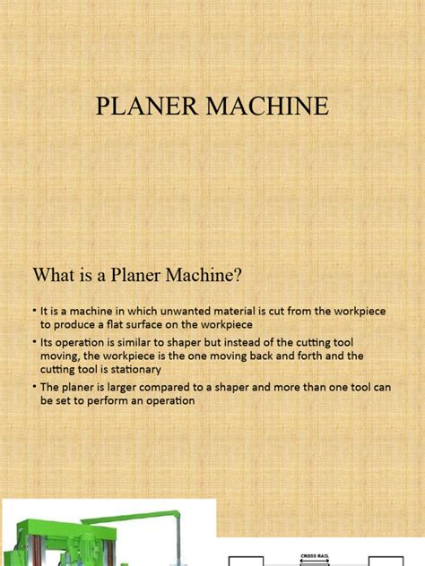 Planer Machine 1 Pdf Machining Metalworking