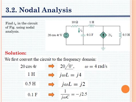 Ppt Sinusoidal Steady State Analysis Powerpoint Presentation Free