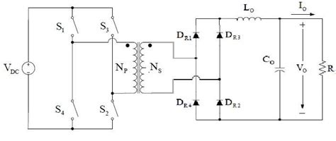 1 Conventional Full Bridge Pwm Converter Circuit Configuration With