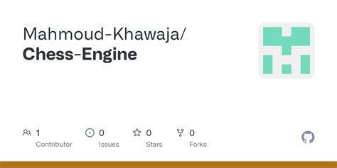 Github Mahmoud Khawaja Chess Engine